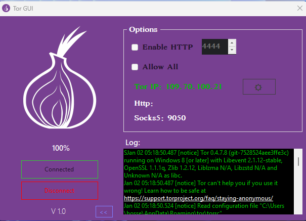 GitHub - hossein-mohseni/tor-GUI: 🧅 Tor GUI for windows 🪟